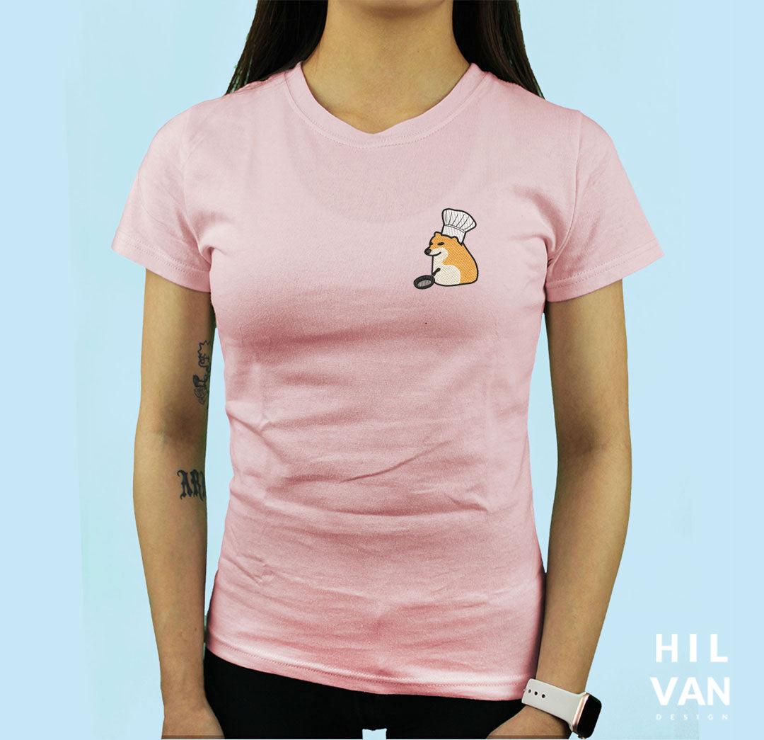 Playera / Cheems Chef / Bordado – El Hilvan